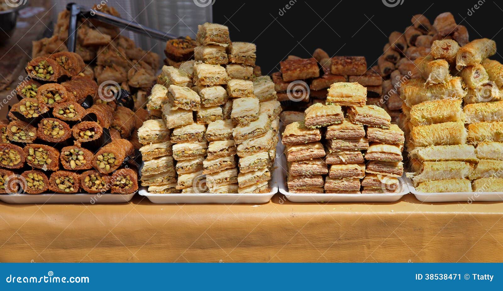 Middle Eastern sweets stock image. Image of sugar, east - 38538471
