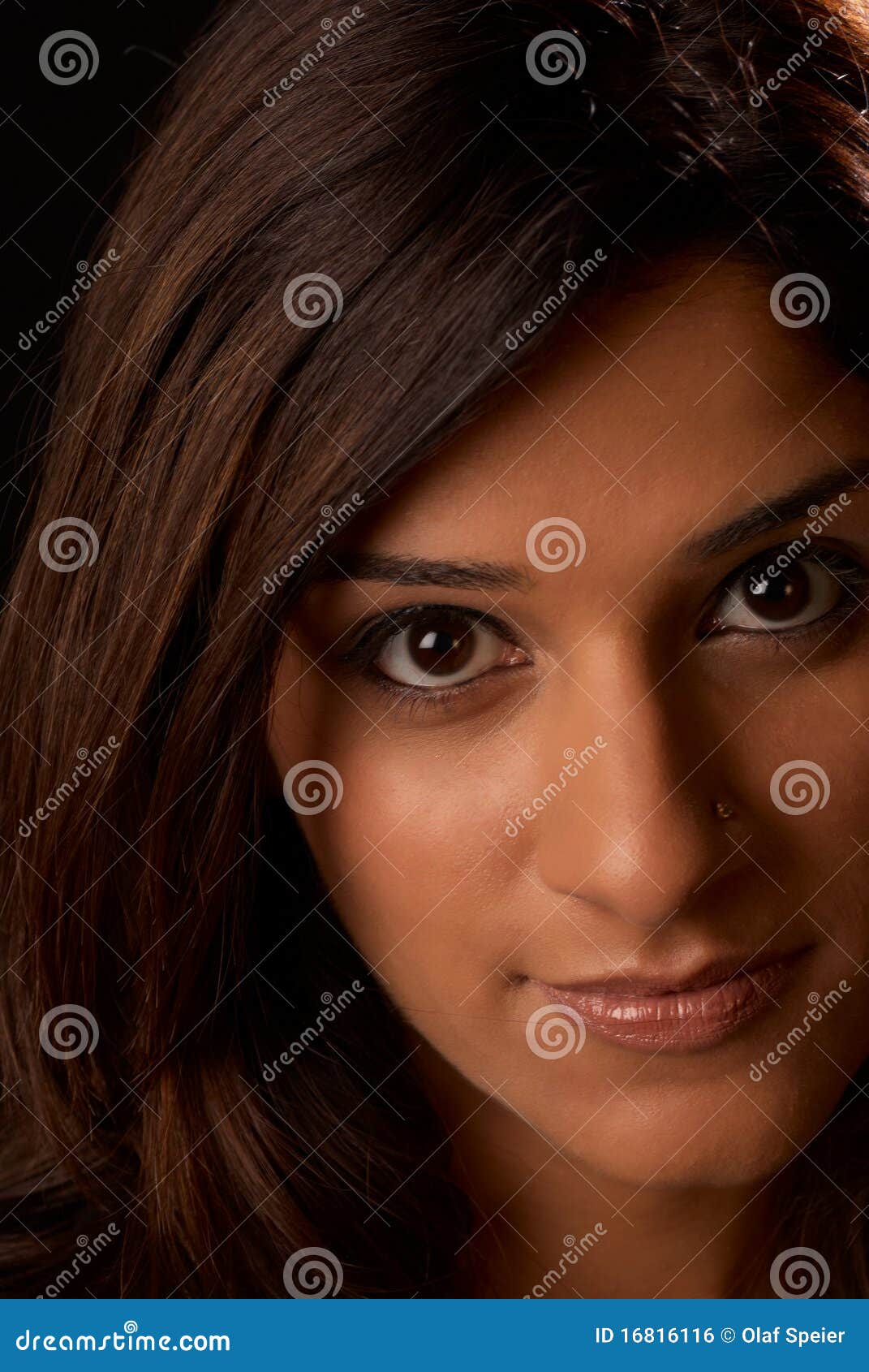 MIddle Eastern Woman Portrait Stock Photo - Image of looking, face ...