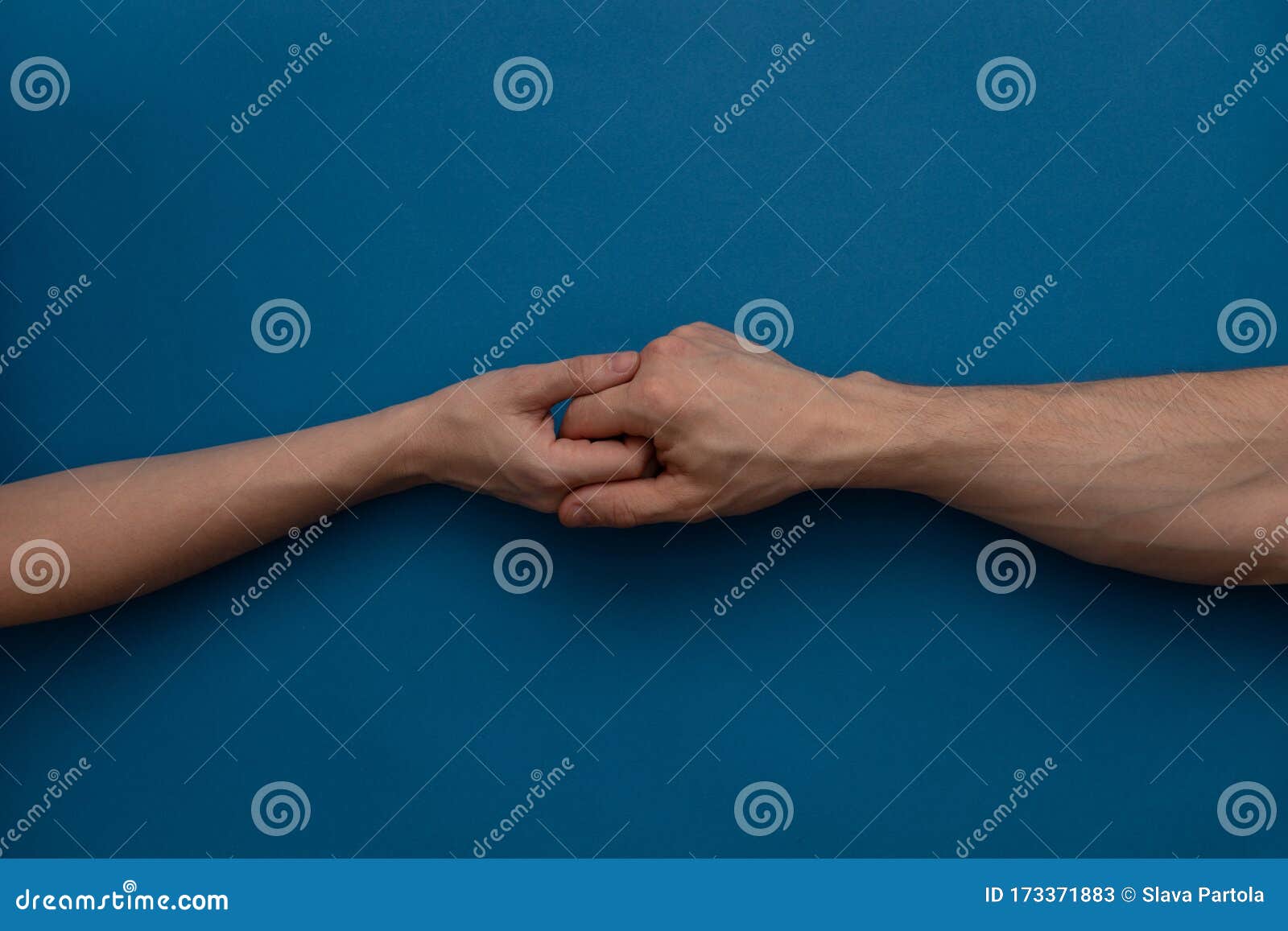 Middle Finger Gesture on a Blue Background Stock Image - Image of blue ...