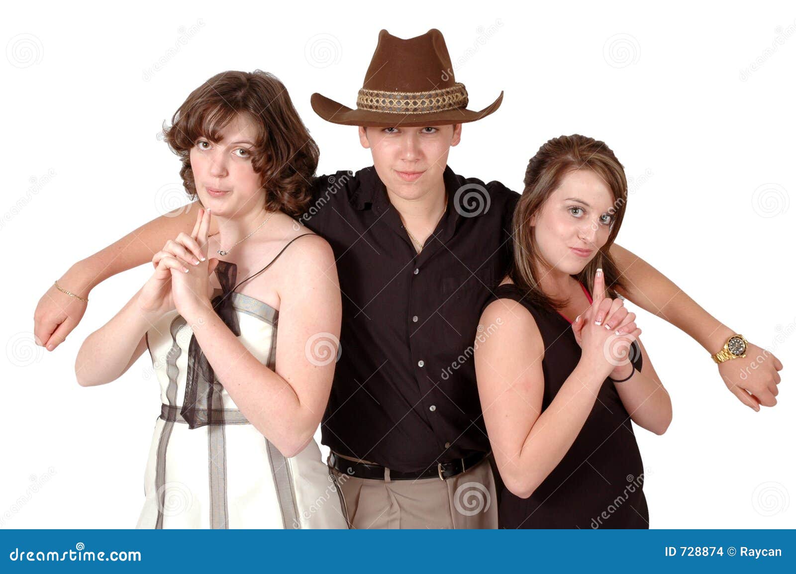 Middle Man stock photo. Image of friendship, face, closeness - 728874