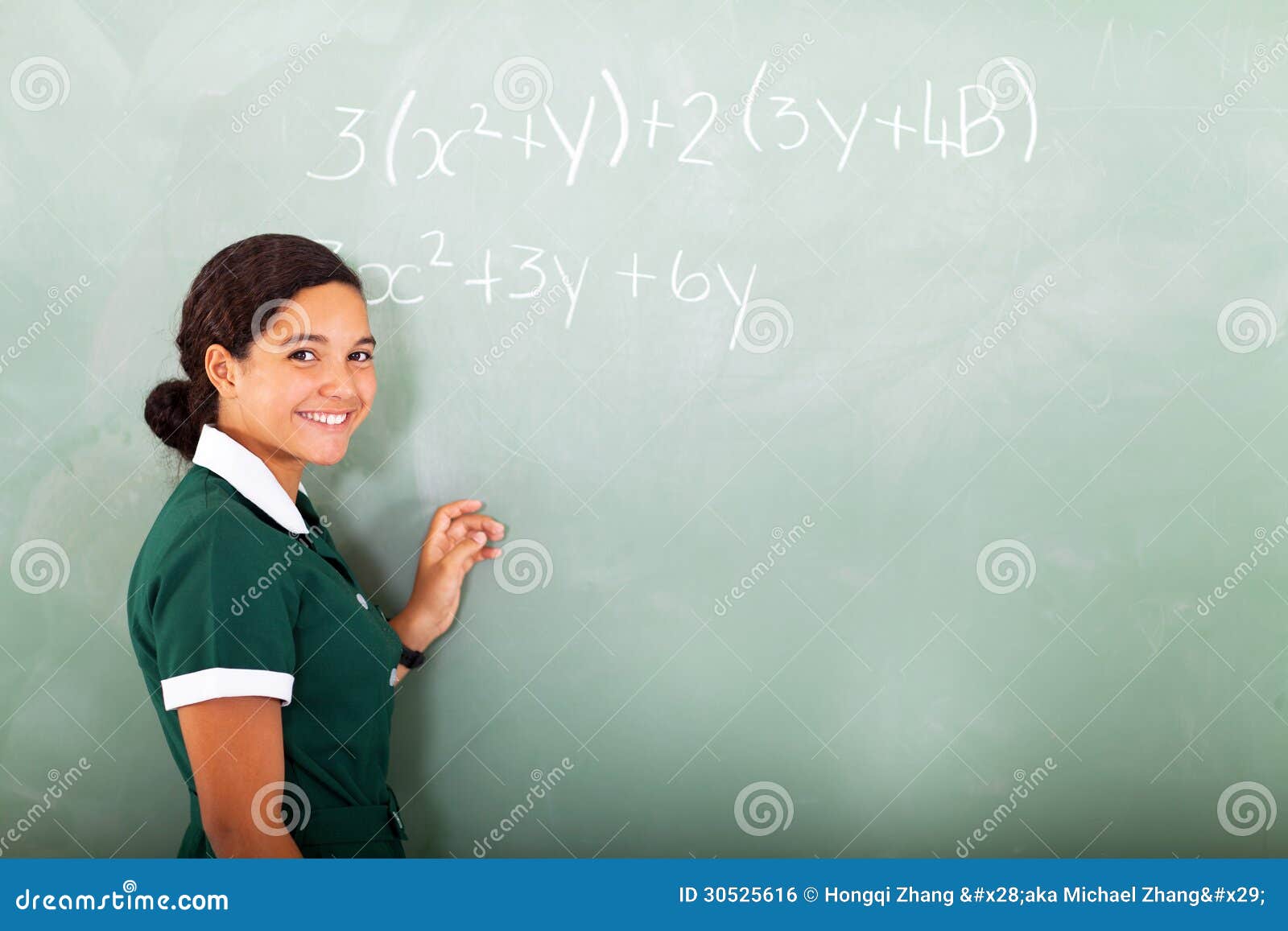 Middle school mathematics stock photo. Image of blackboard - 30525616
