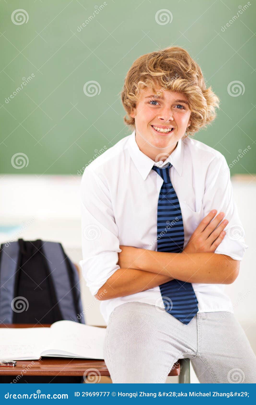 Middle school student stock image. Image of handsome - 29699777