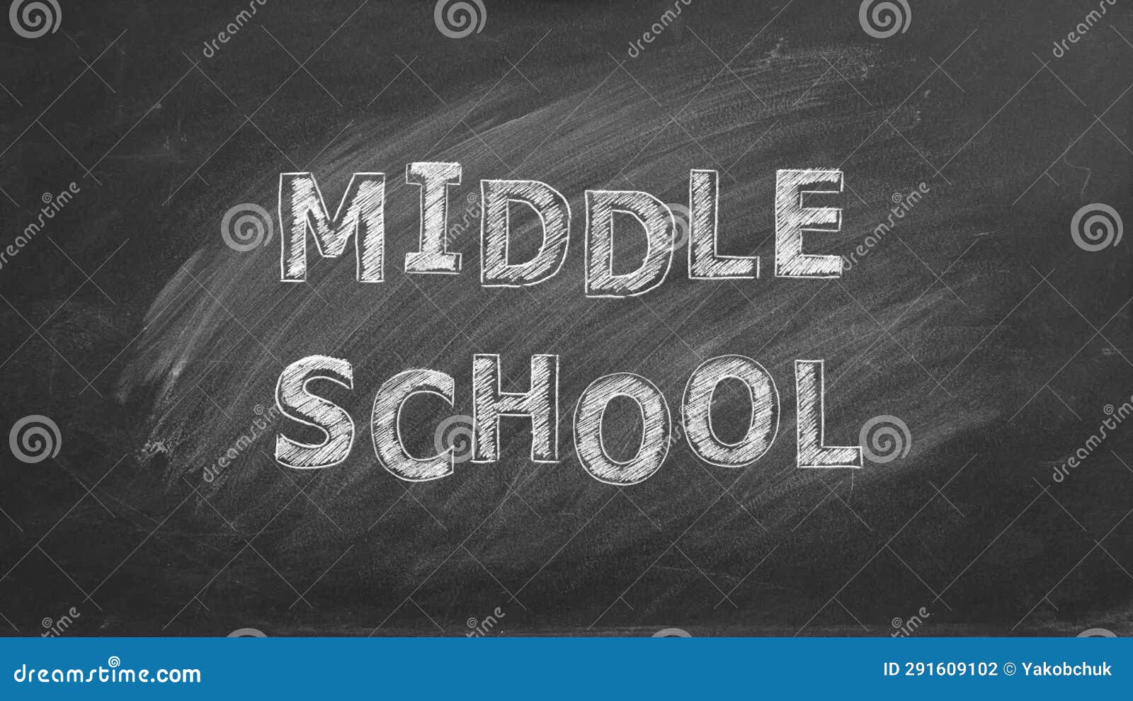 Middle School. Text on Blackboard Stock Footage - Video of board, high ...