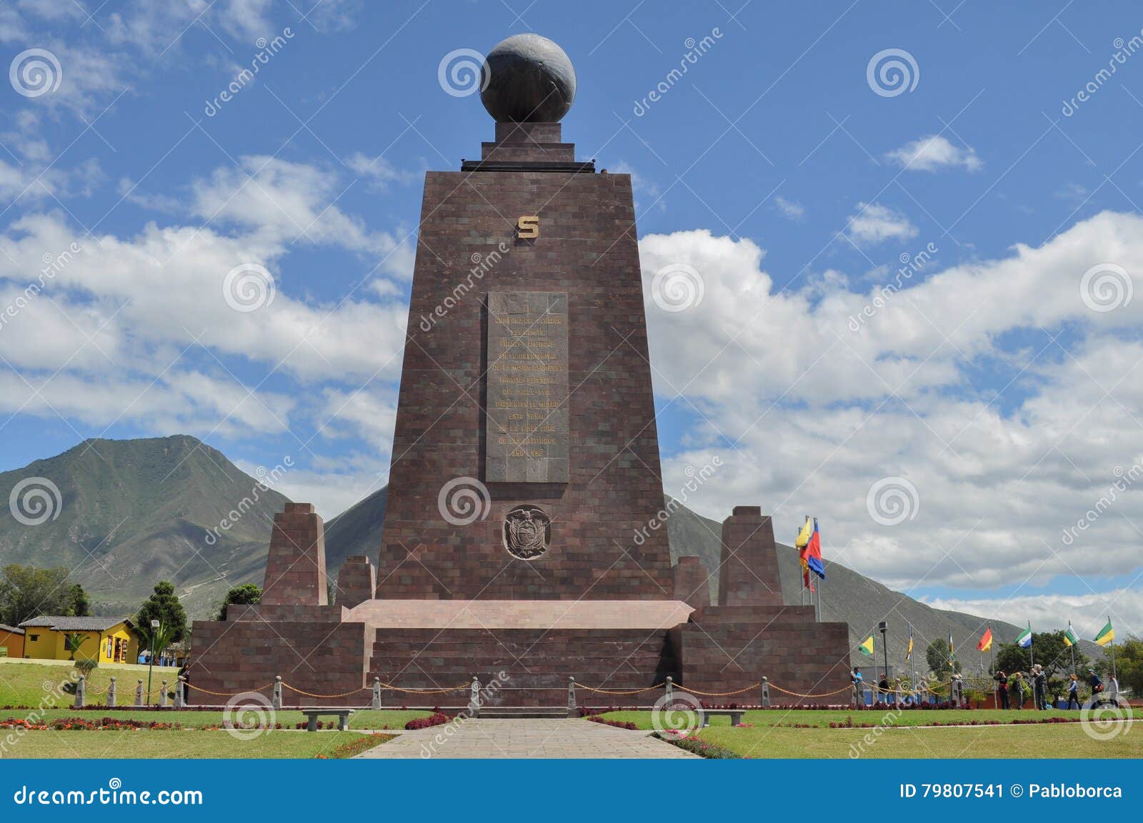 Middle of the World Monument in Quito, Stock Image - Image of mundo ...