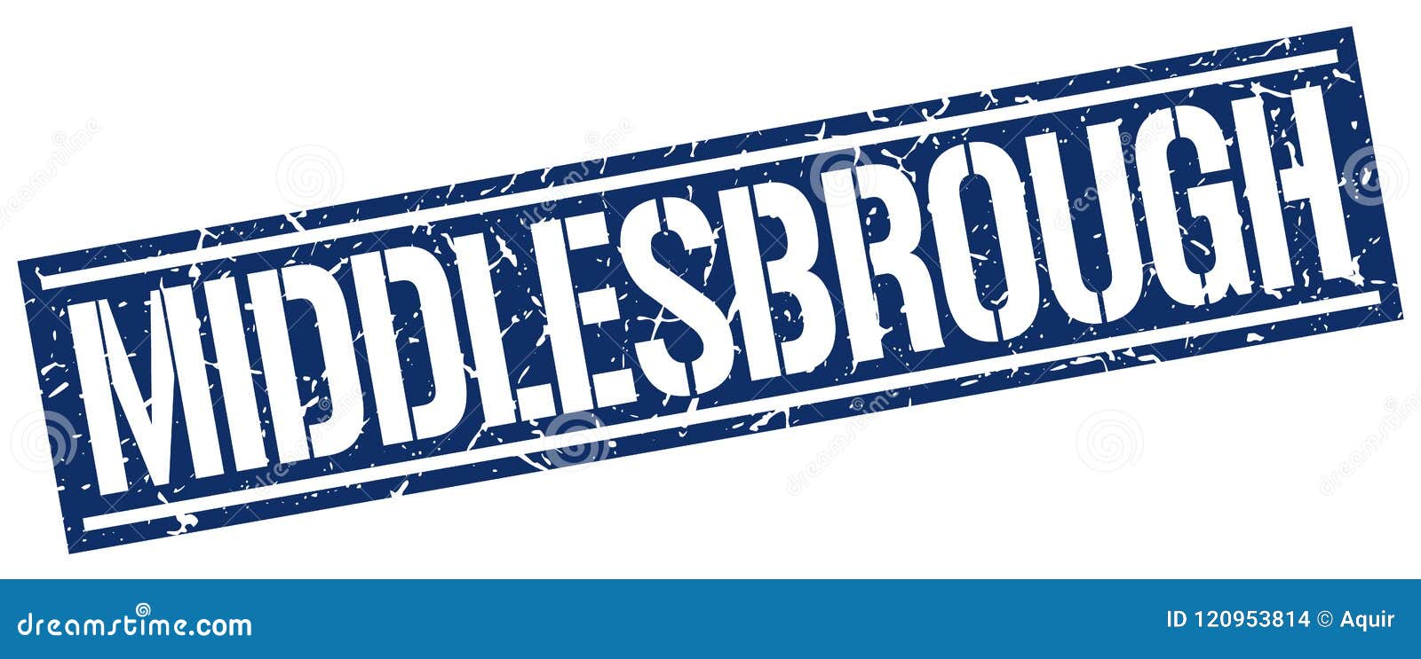 Middlesbrough stamp stock vector. Illustration of stamp - 120953814