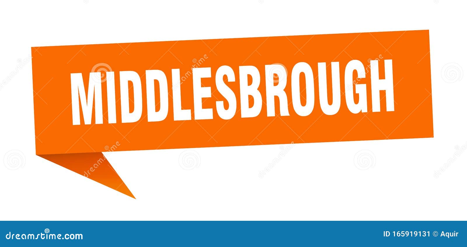 Middlesbrough Sticker. Middlesbrough Signpost Pointer Sign Stock Vector ...