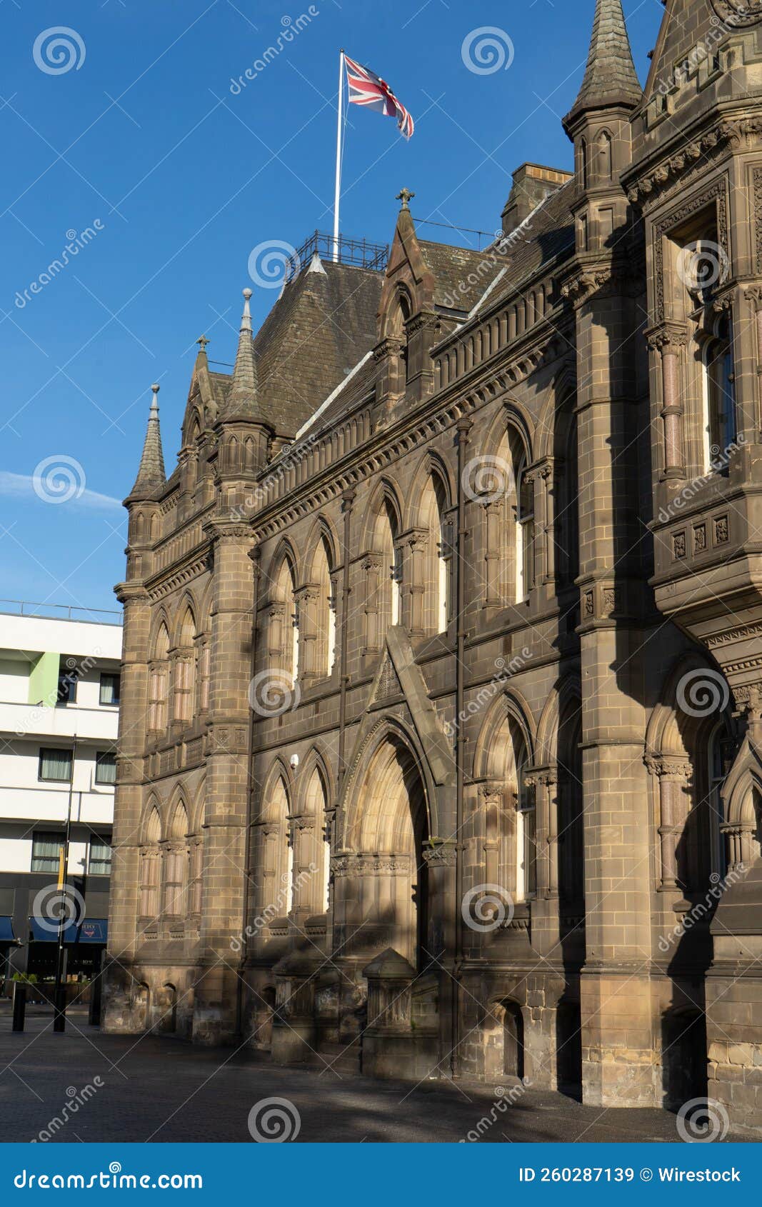 Middlesbrough Town Hall in the Morning Sun Editorial Stock Image ...