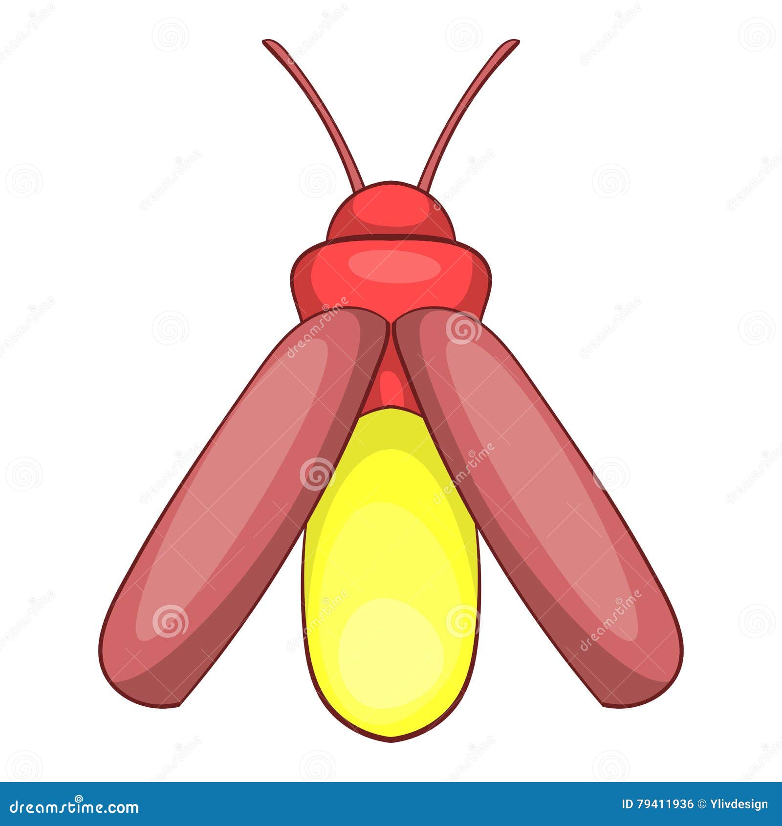 Midge icon, cartoon style stock vector. Illustration of cartoon - 79411936