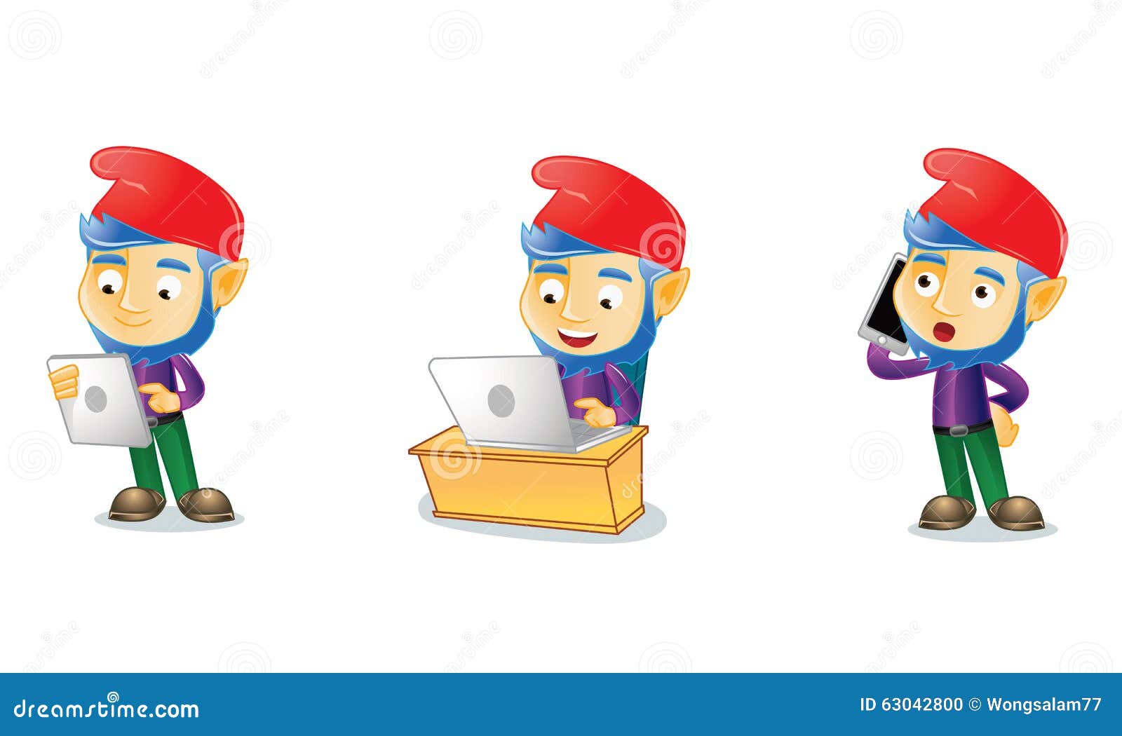 Midget 3 stock vector. Illustration of person, vector - 63042800