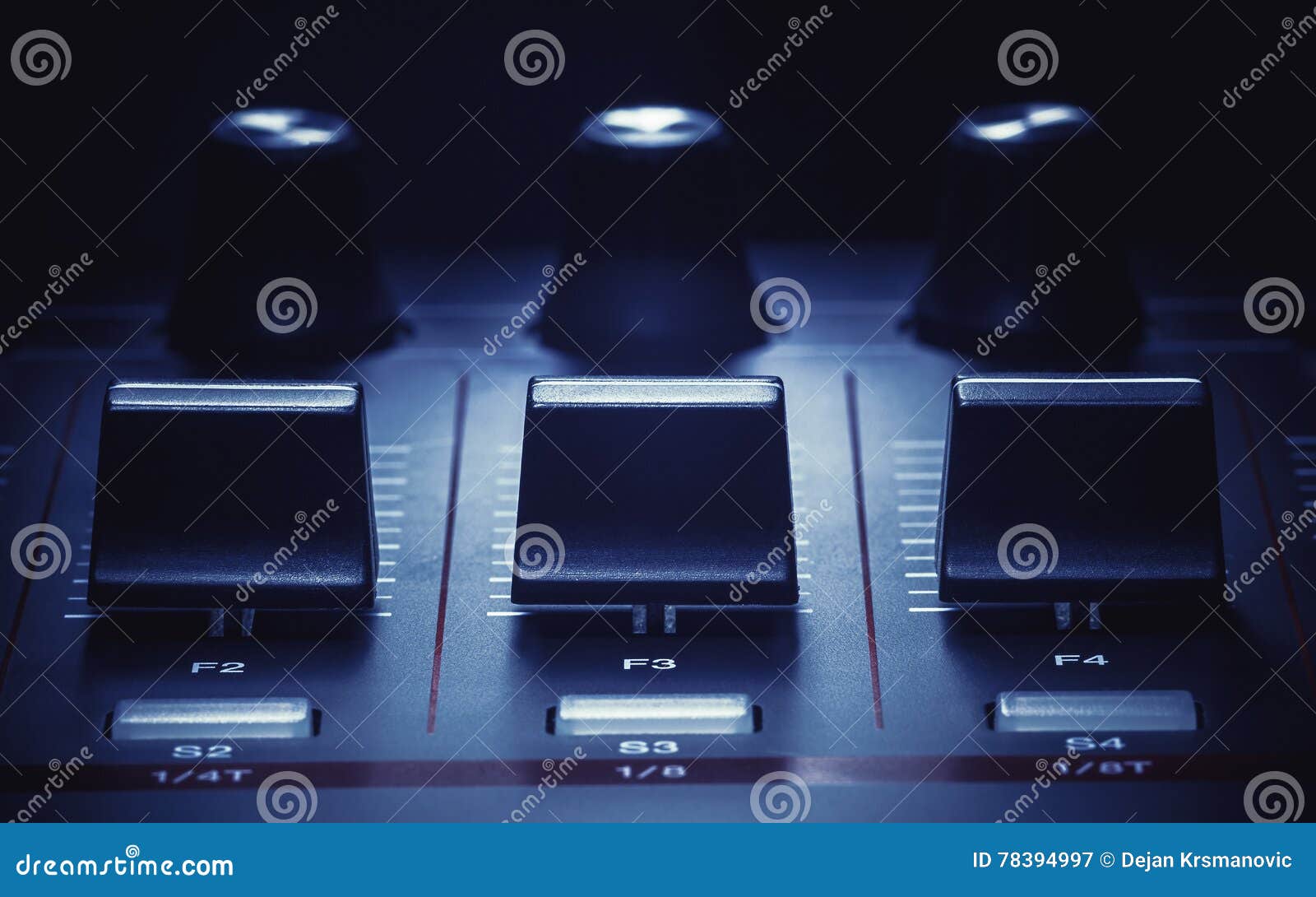 Midi Controller Details stock image. Image of loudness - 78394997