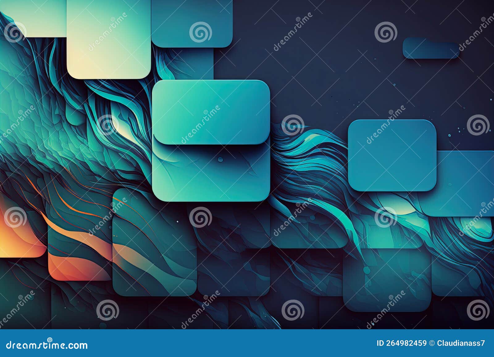 Midjourney Ai Generated Blue Metallic Background Illustration ...
