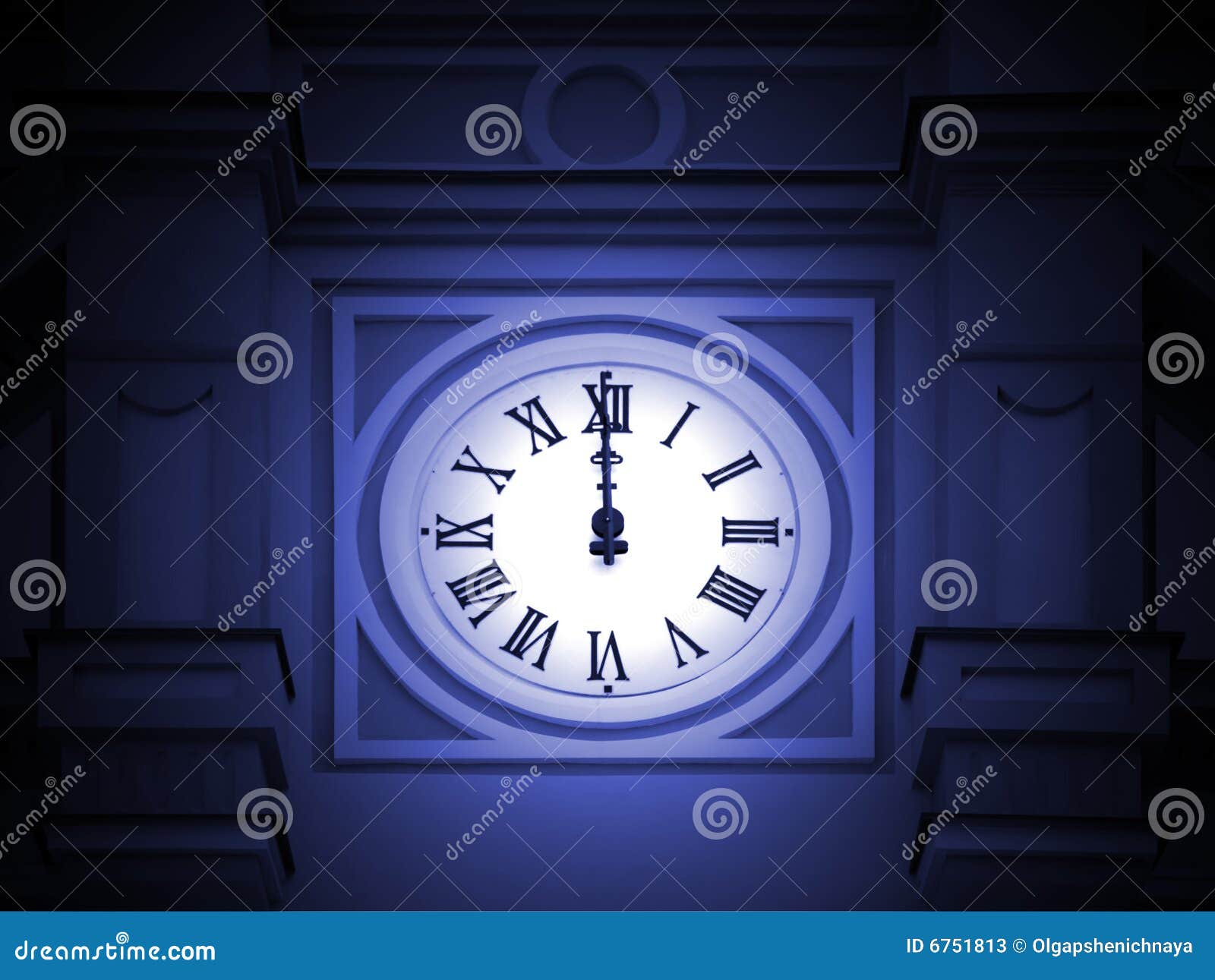 Midnight stock image. Image of number, epoch, foreground - 6751813