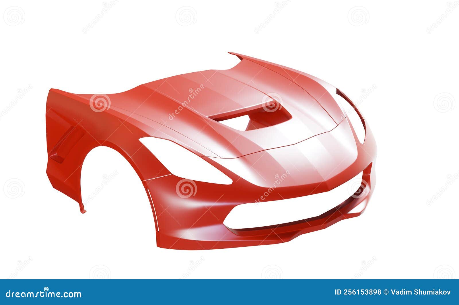 Midnight Black Modern Convertible Concept Car - Side View 3d Render ...