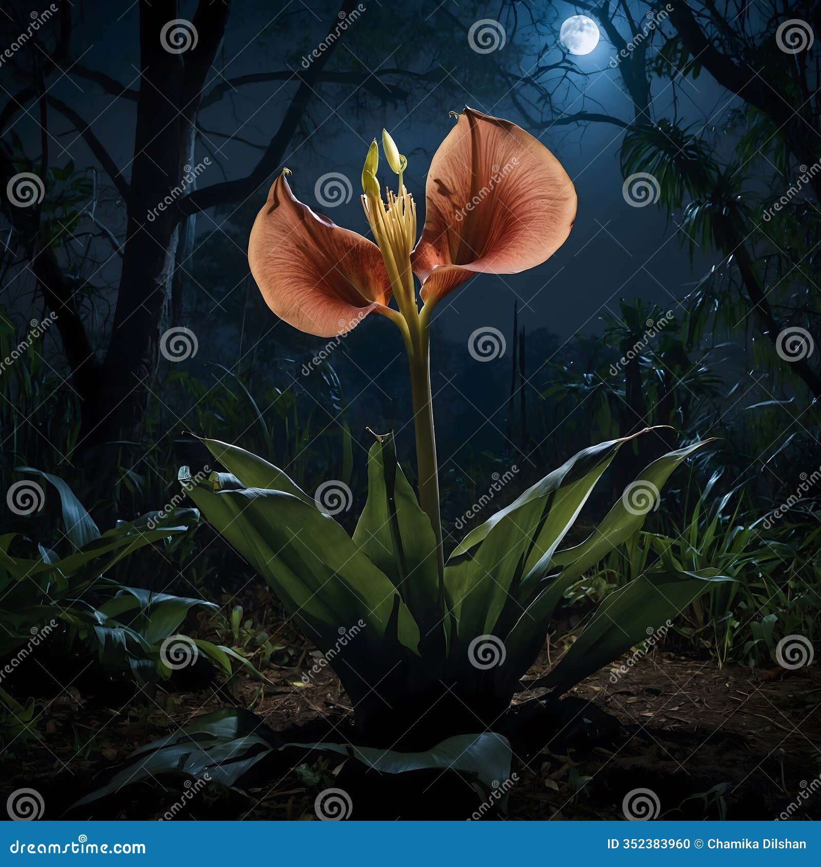 Midnight Blooms: the Stinking Corpse Lily and Its Evening Guests Stock ...