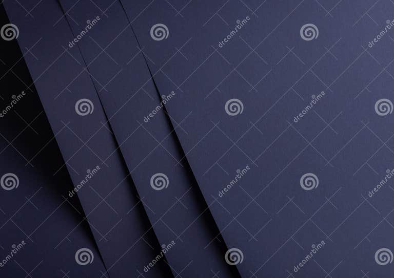 Midnight Blue Paper Background with Overlapping Layers and a Smooth ...