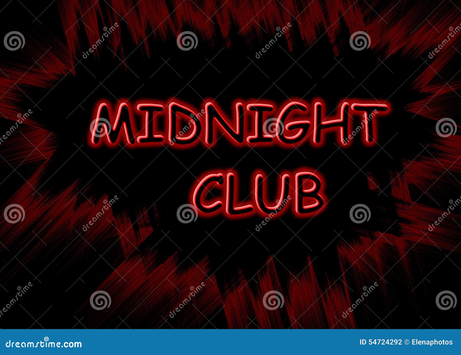 Midnight Club Banner stock illustration. Illustration of icon - 54724292