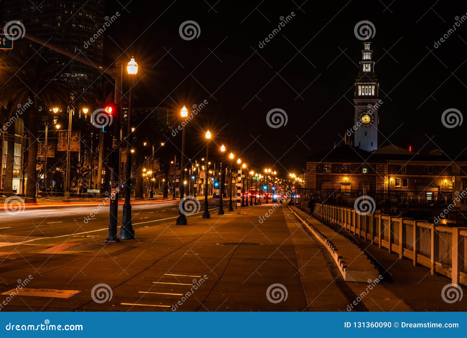 Midnight Hour stock photo. Image of street, nightscapes - 131360090