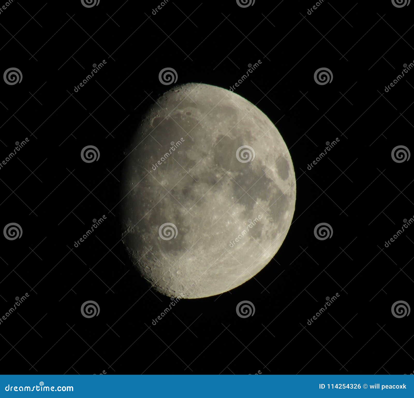 Midnight moon stock photo. Image of winter, midnight - 114254326