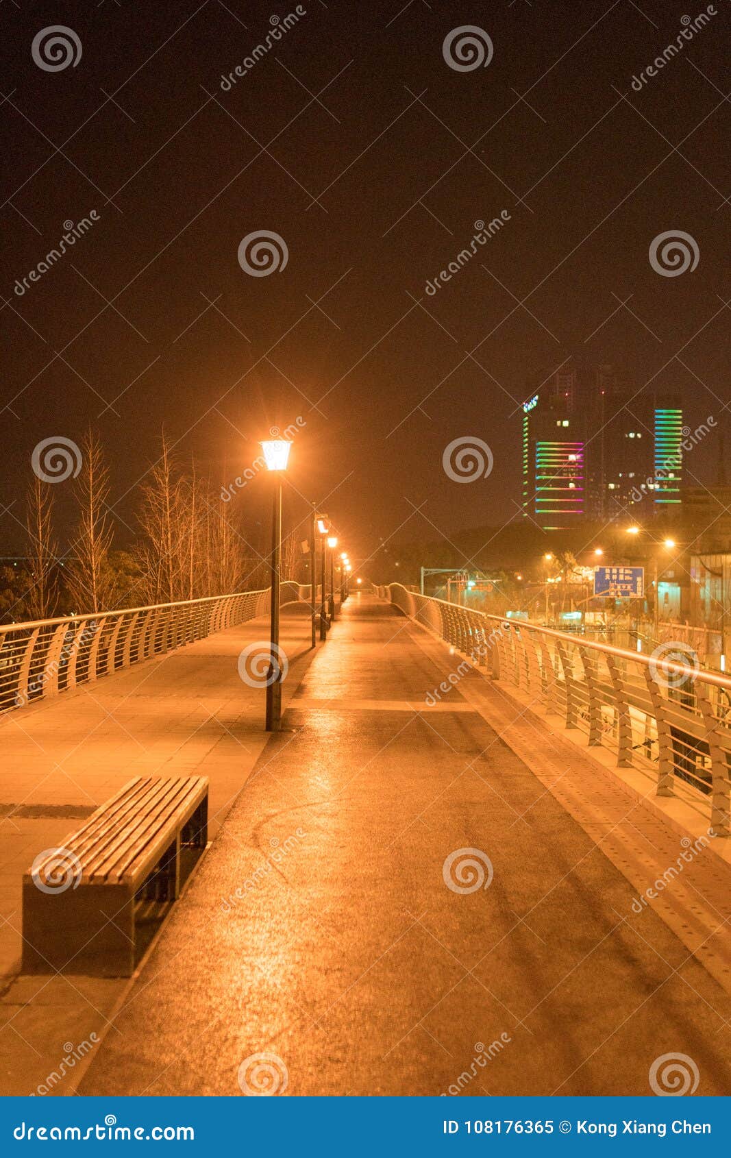 Midnight road stock image. Image of road, outdoor, night - 108176365