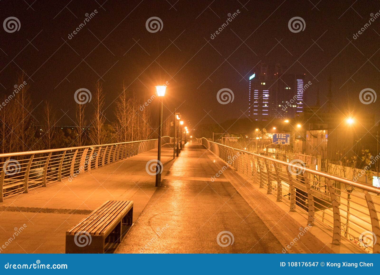 Midnight road stock image. Image of night, road, street - 108176547