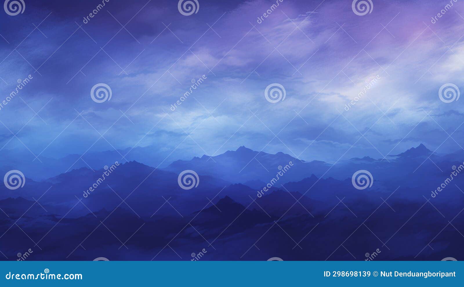 Midnight Sky Dreams Captivating Indigo To Deep Purple Gradient Stock ...