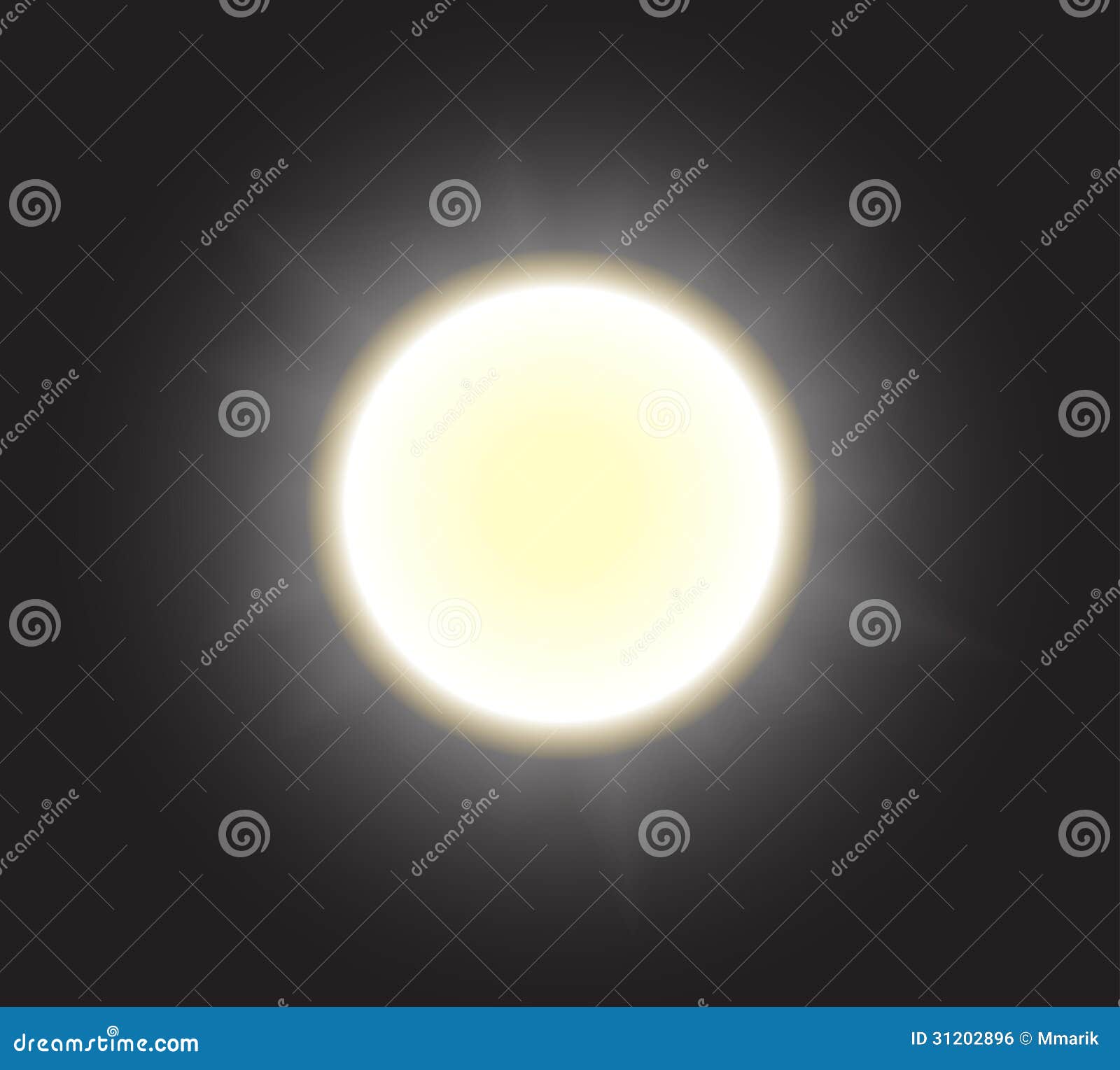 Midnight sun stock vector. Illustration of weather, stylish - 31202896