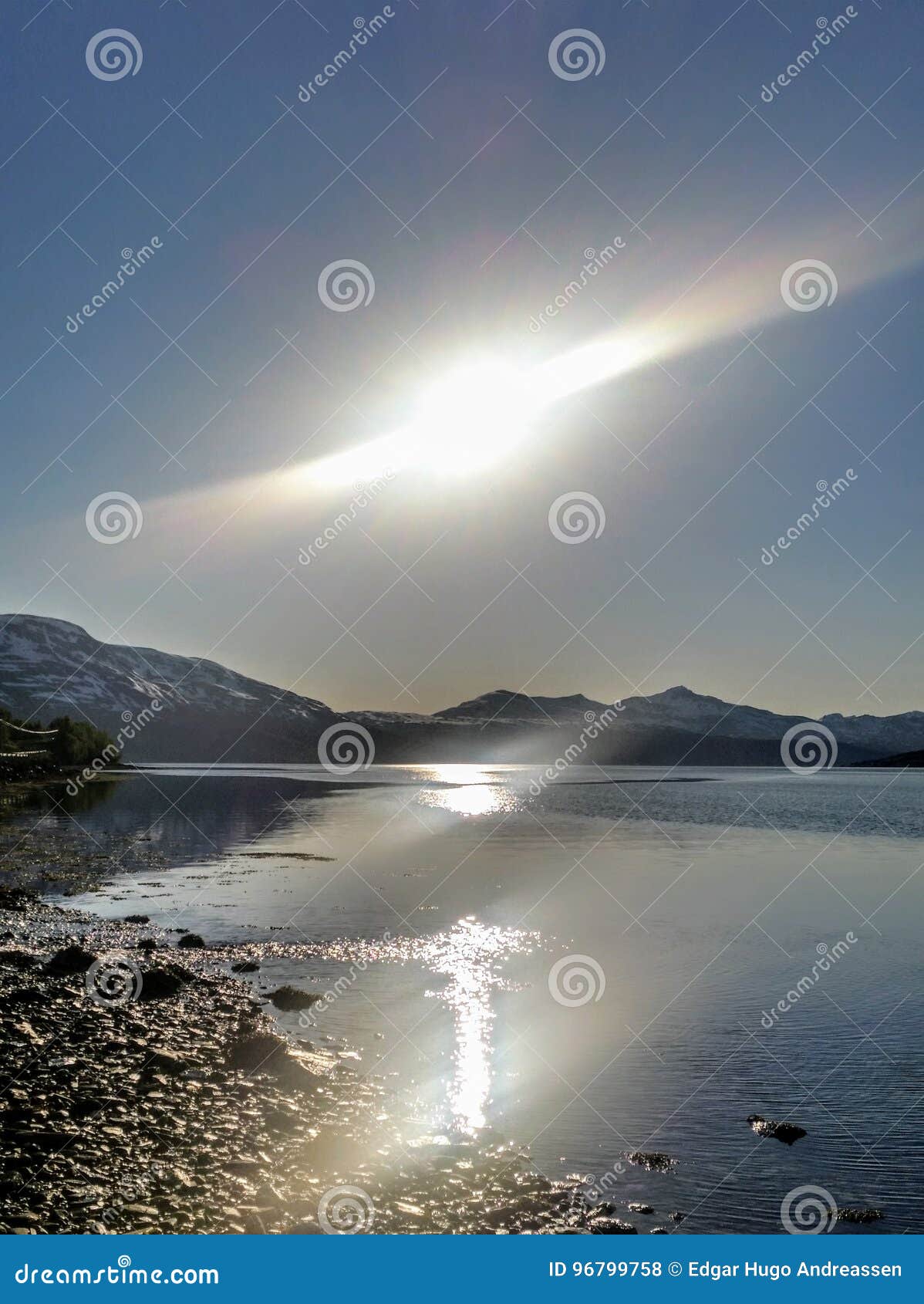 Midnight sun stock photo. Image of northern, midnight - 96799758