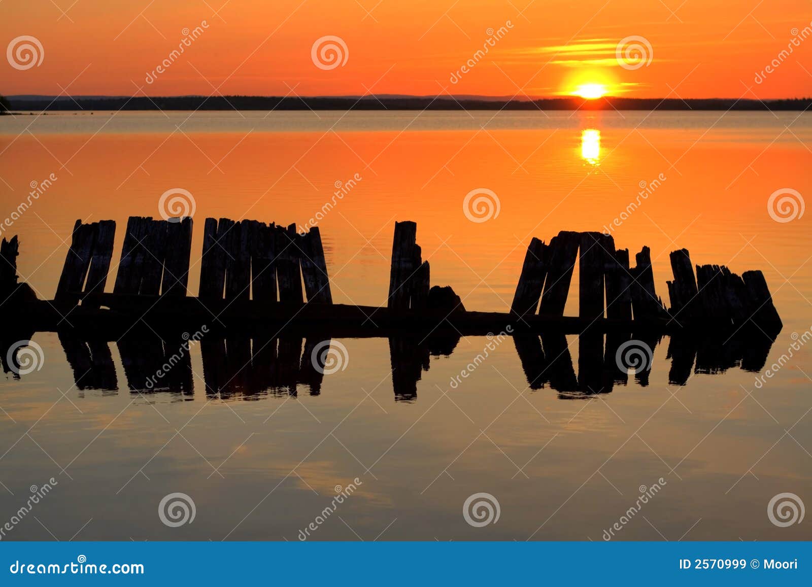 Midnight sunset stock image. Image of twilight, recreation - 2570999