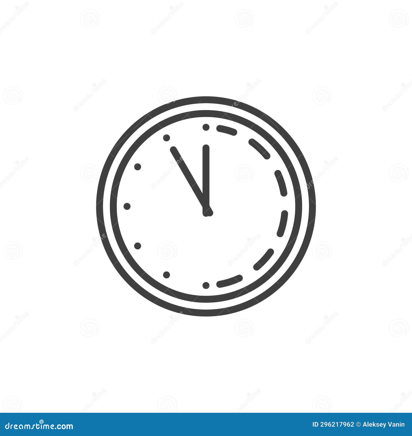 Midnight time line icon stock vector. Illustration of arrow - 296217962