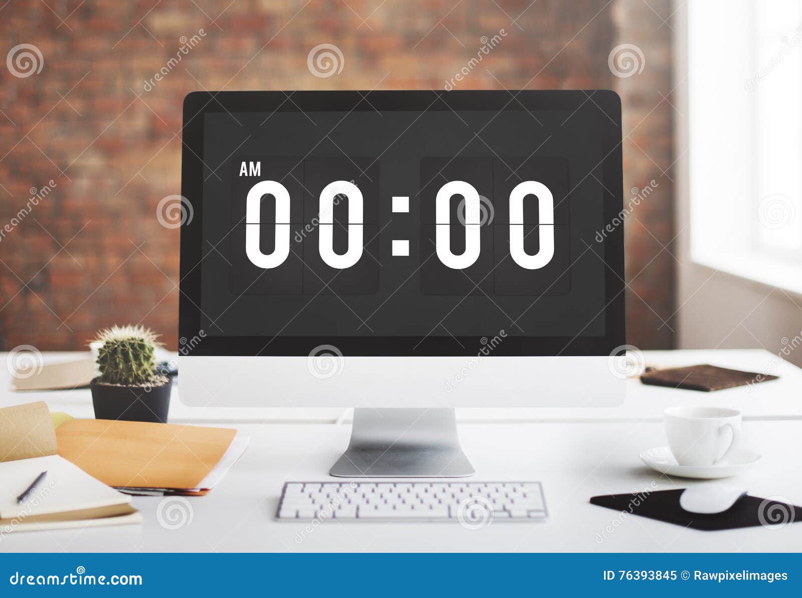 Midnight Time Tomorrow Timing Concept Stock Image - Image of duration ...