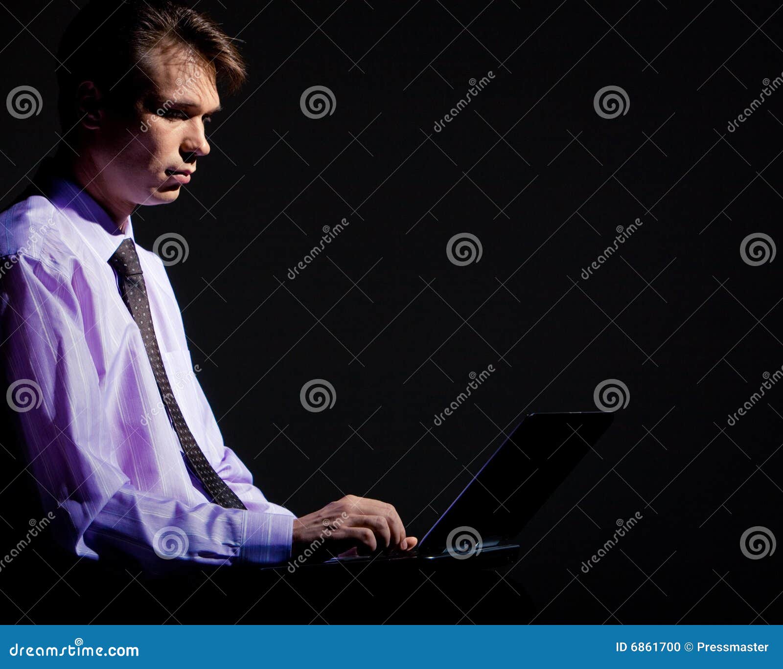 Midnight work stock photo. Image of boss, businessman - 6861700