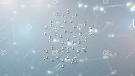 Midostaurin Molecular Structure, 3d Model Molecule, Protein Kinase ...