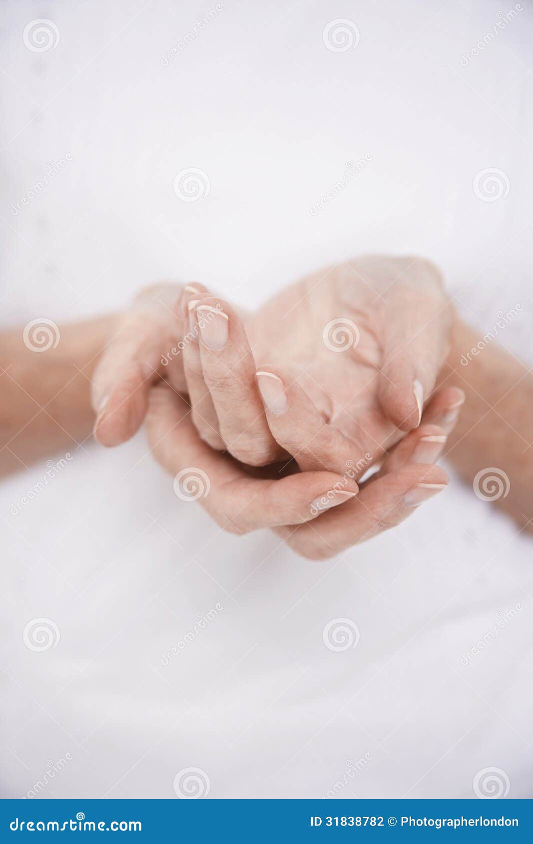 Midsection of Cupped Hands stock photo. Image of pleading - 31838782