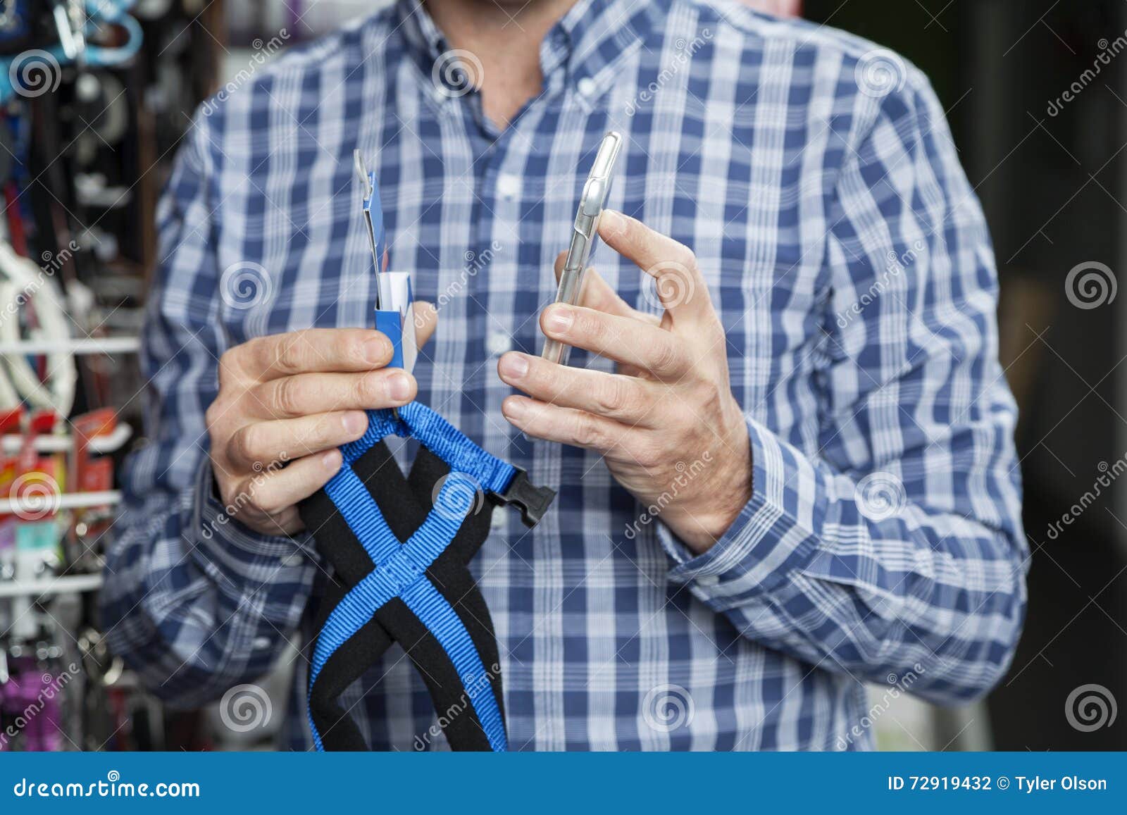 Midsection of Customer Scanning Belt S Barcode Stock Photo - Image of ...