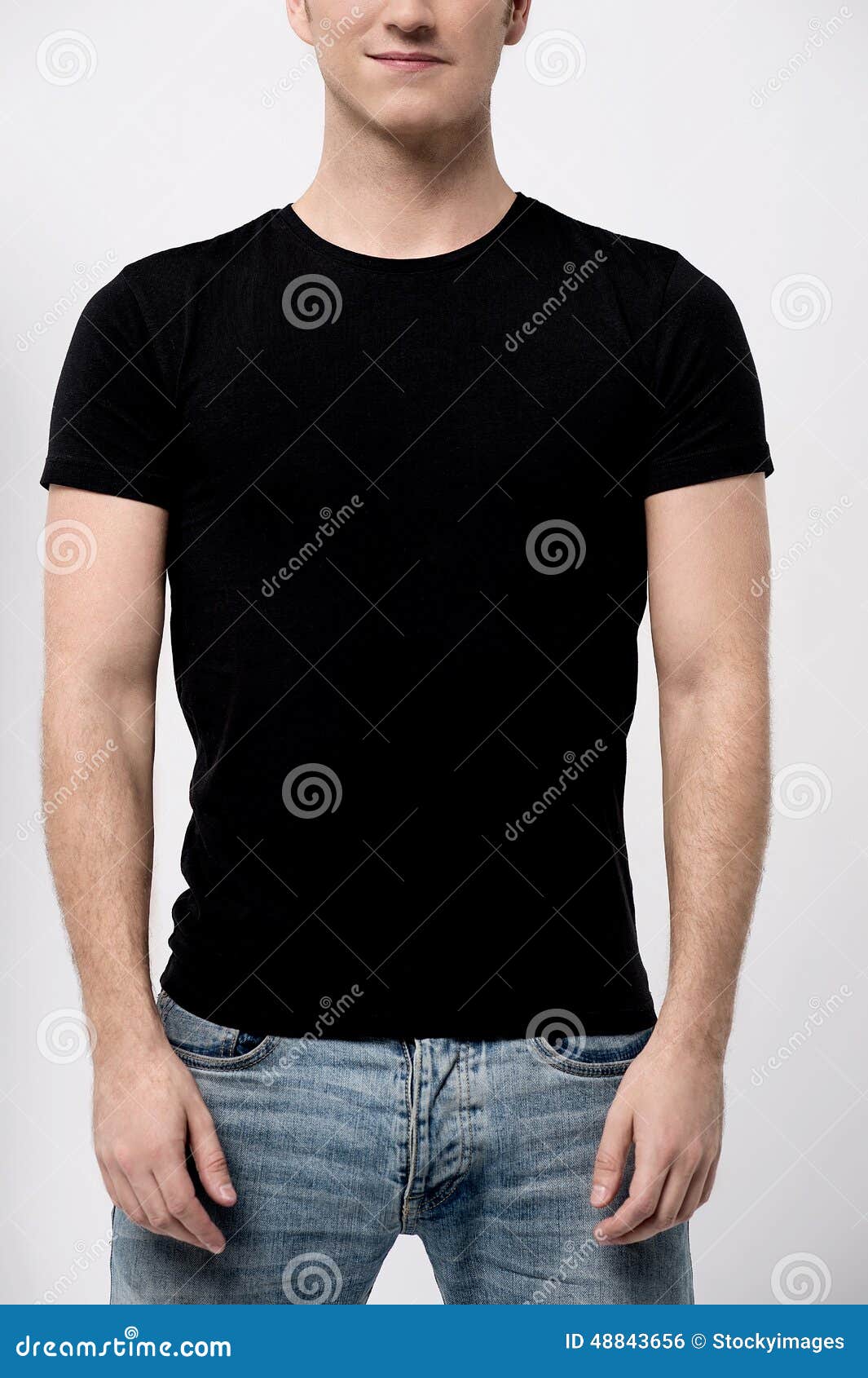 Midsection of young man stock photo. Image of handsome - 48843656