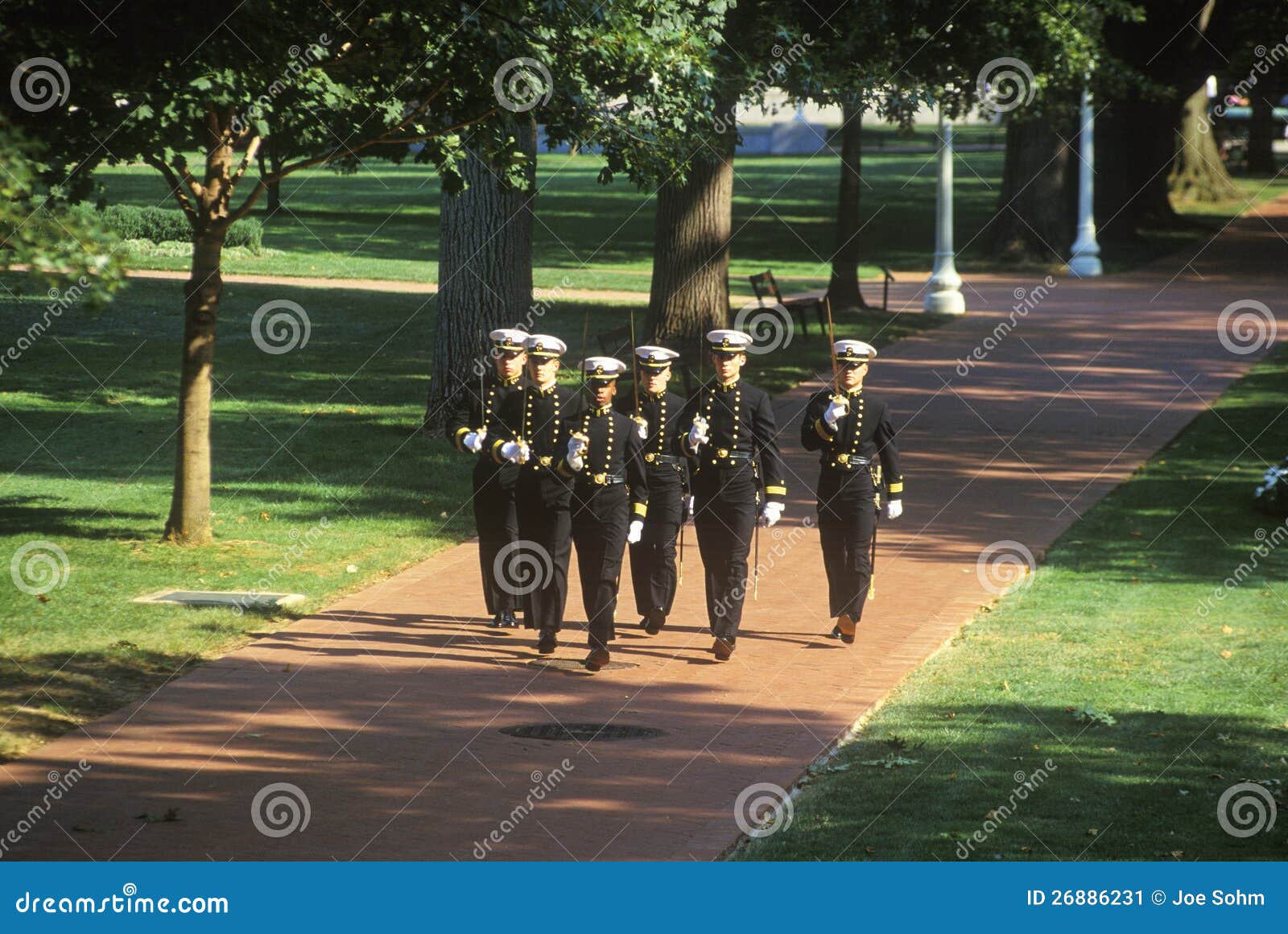Midshipmen Marching with Swords Editorial Photo - Image of military ...