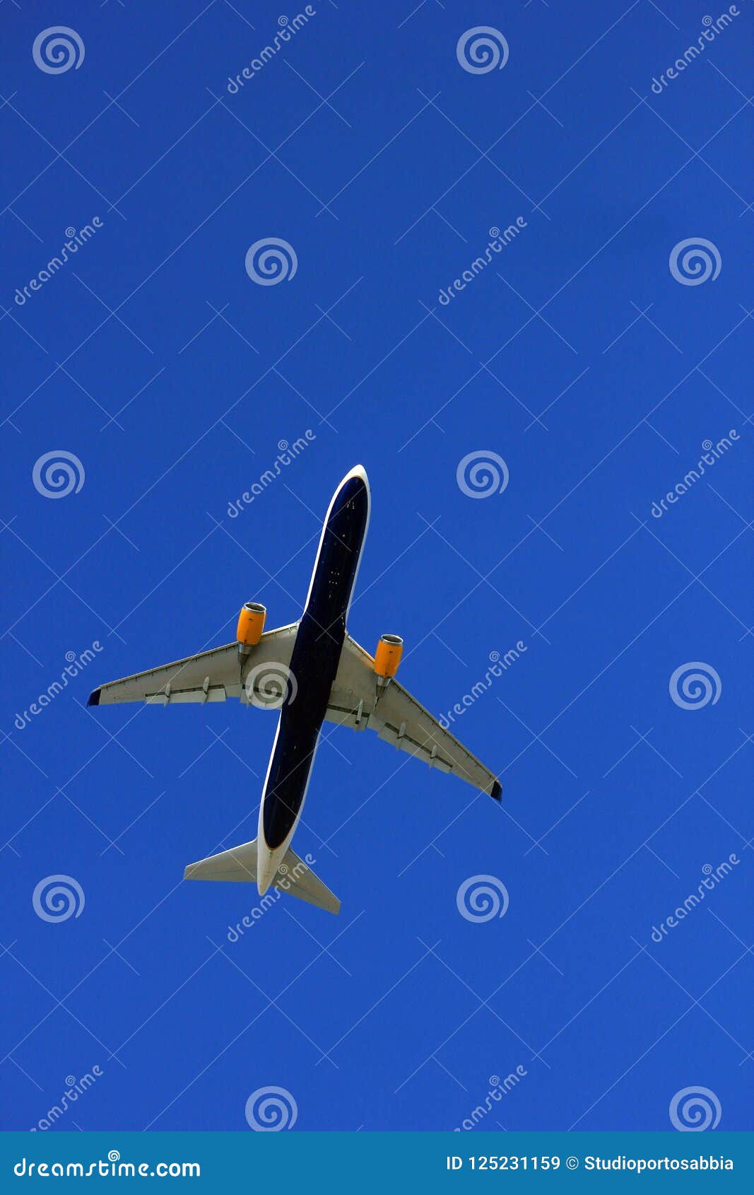 Bottom of an airplane stock image. Image of runway, transport - 125231159