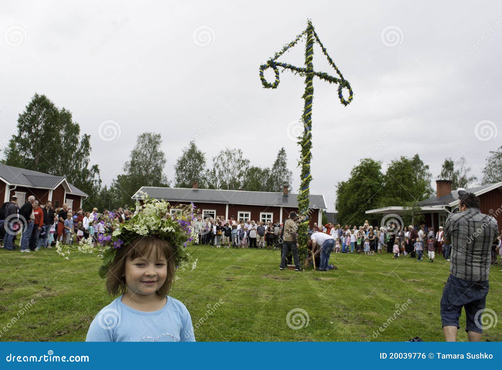 Midsummer editorial photo. Image of scandinavia, symbol - 20039776