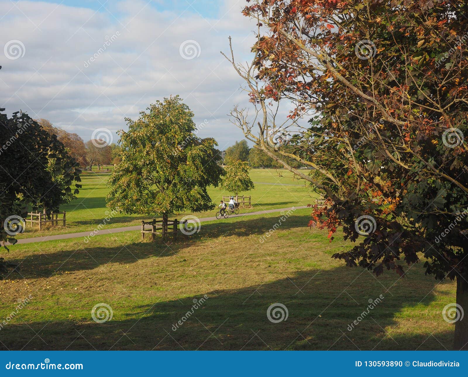 Midsummer Common Park in Cambridge Stock Photo - Image of united ...