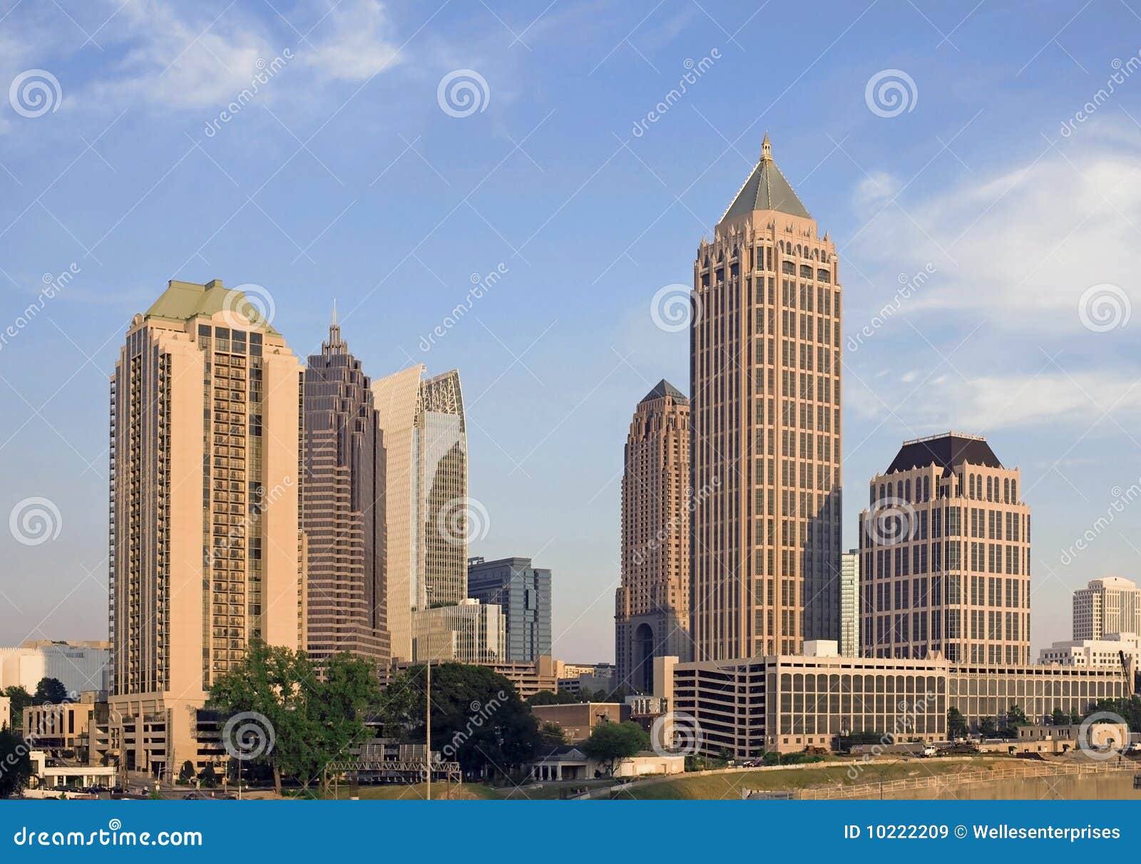 Midtown Atlanta stock image. Image of skyline, midtown - 10222209