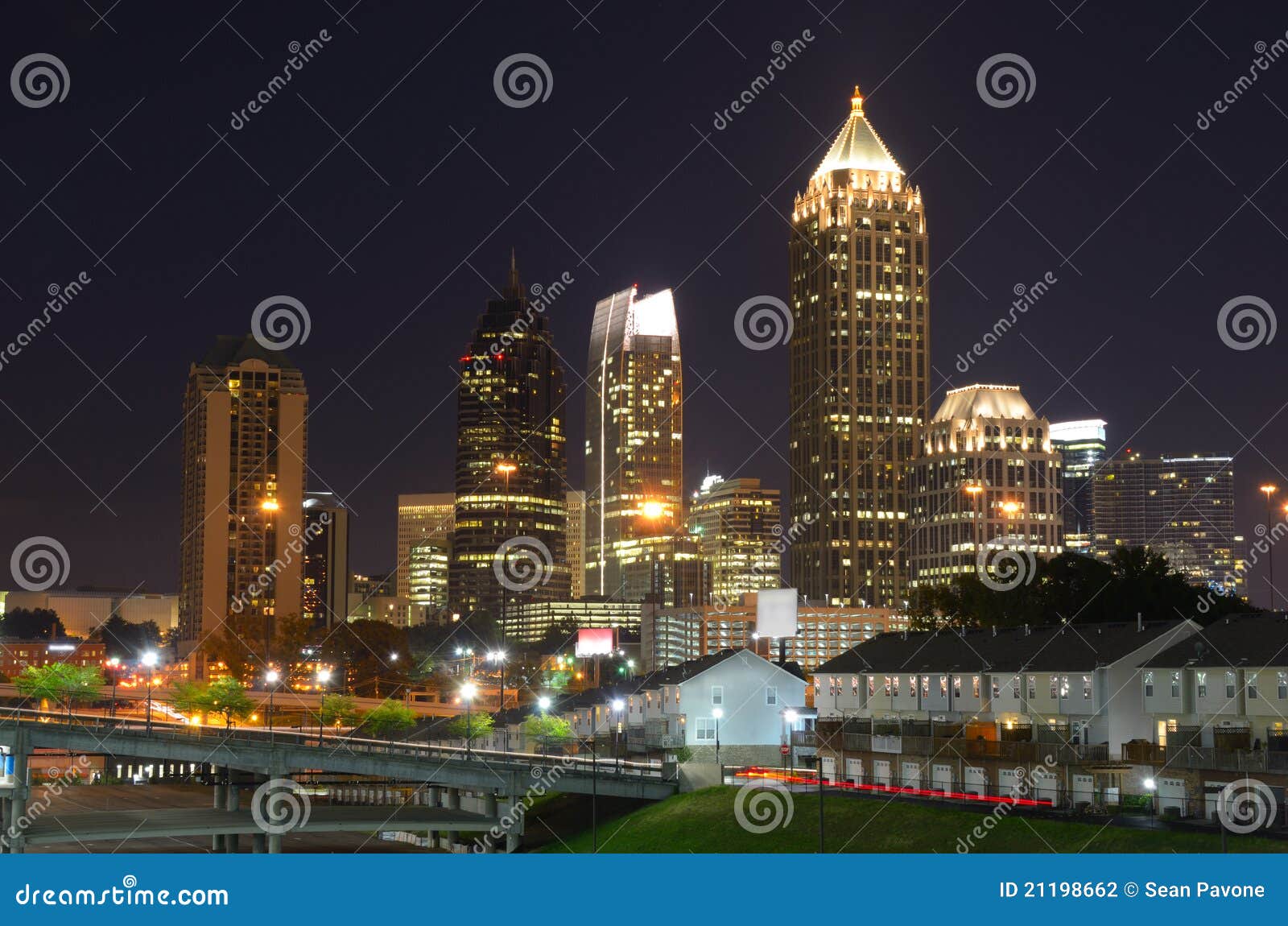 Midtown Atlanta stock photo. Image of city, apartments - 21198662