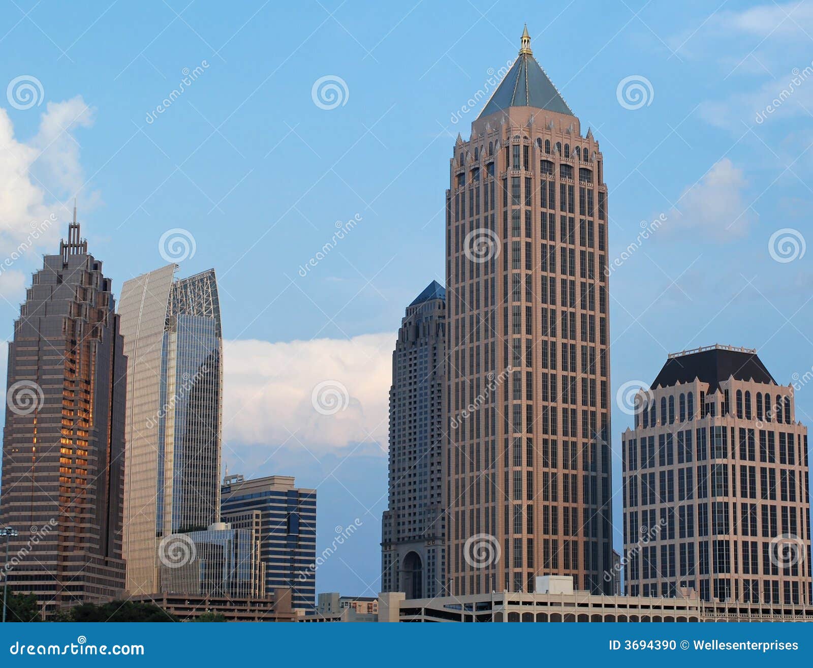 Midtown Atlanta stock photo. Image of midtown, tall, city - 3694390