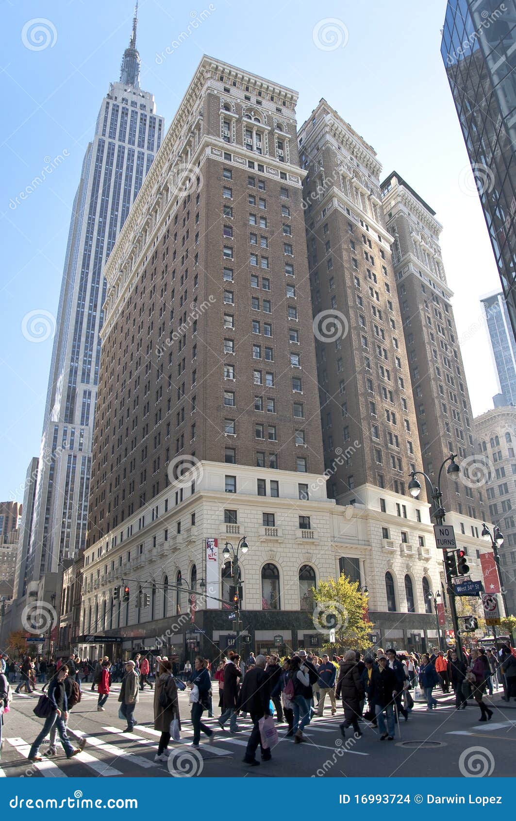 Midtown New York City editorial stock image. Image of travel - 16993724