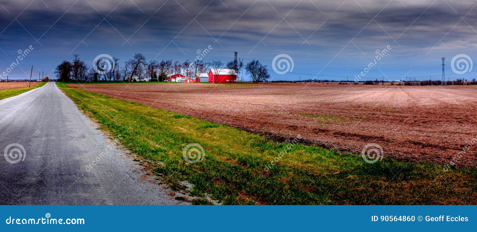 Midwest Farming is Getting Brighter Stock Photo - Image of grass, ready ...