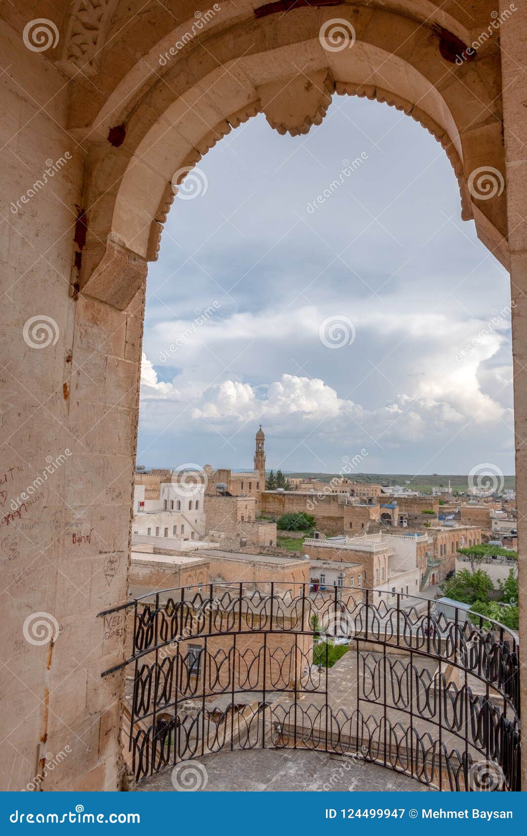 Midyat, Turkey. Midyat Old Town View Stock Image - Image of historic ...