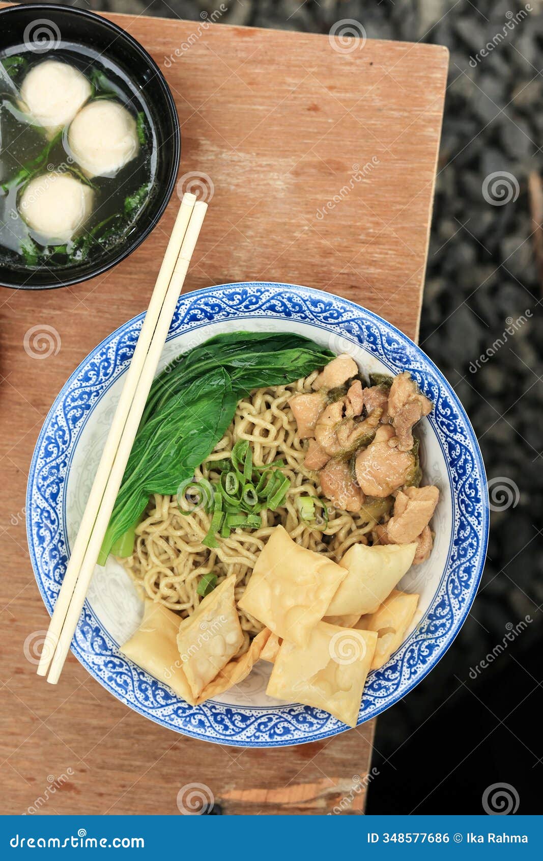 Mie Ayam Cabe Ijo stock photo. Image of ayam, bowl, view - 348577686