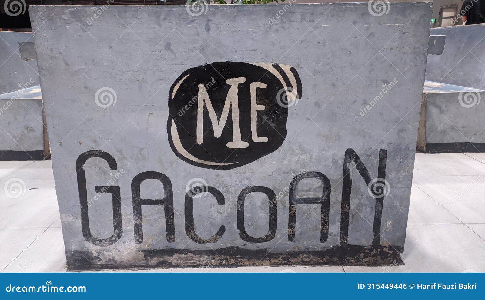 Mie gacoan Logo stock photo. Image of gacoan, wall, board - 315449446
