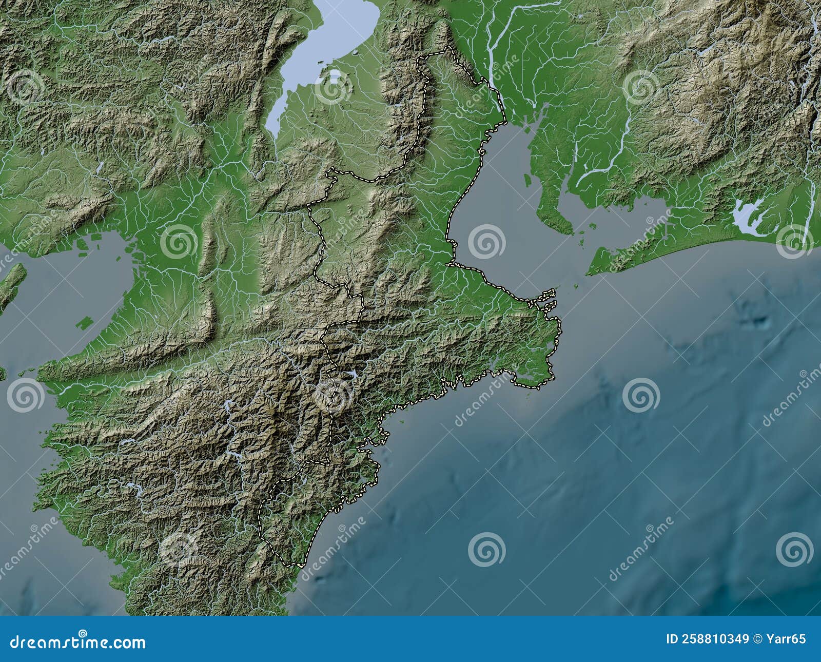 Mie, Japan. Wiki. No Legend Stock Illustration - Illustration of ...