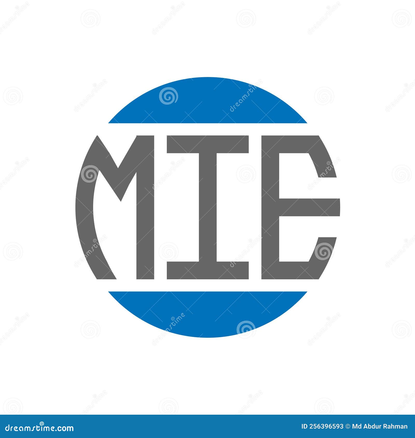 MIE Letter Logo Design on White Background. MIE Creative Initials ...