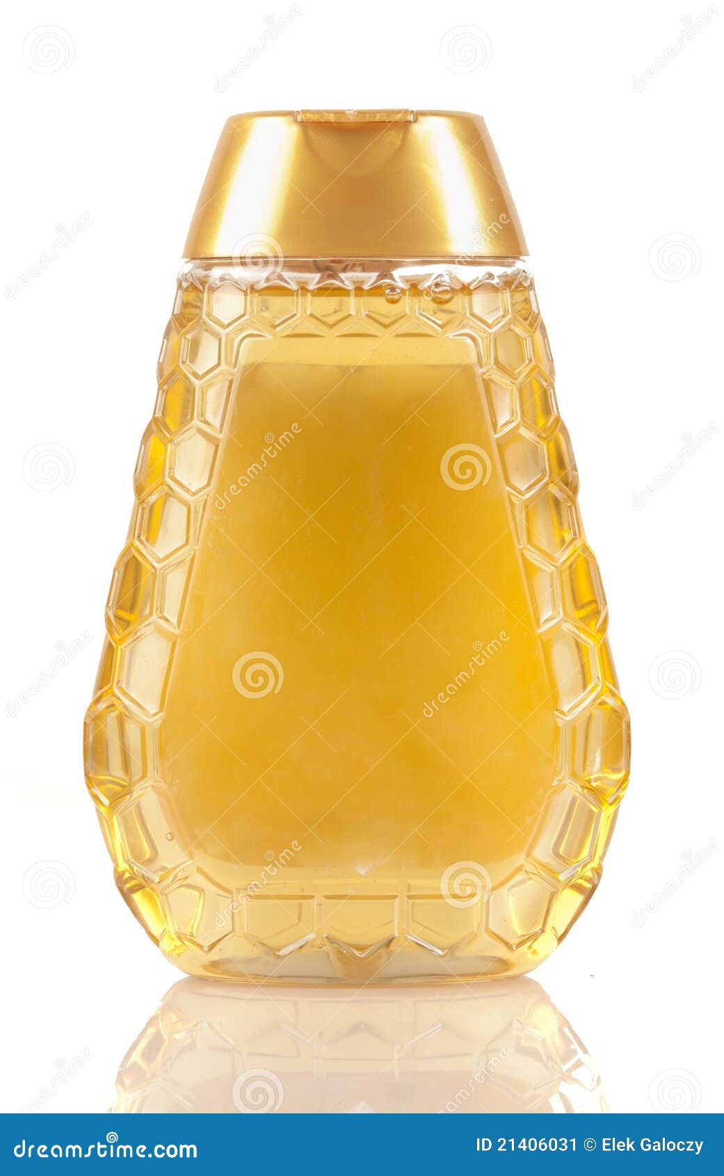 Miel Dans La Bouteille En Plastique Image stock - Image du sain ...